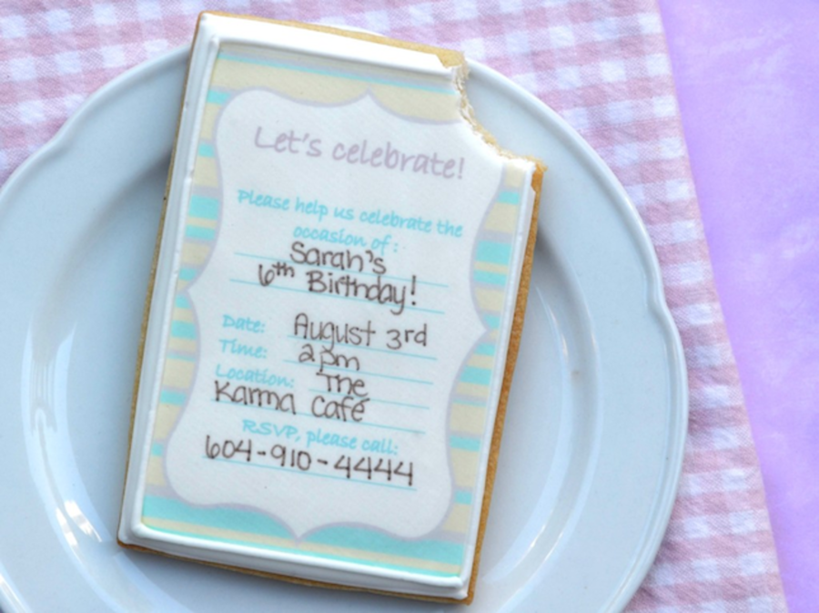 How to Make Sugar Cookie Party Invitations - CakeCentral.com