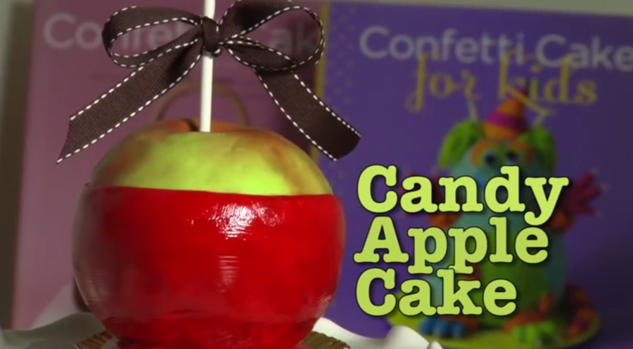 Sculpted Candy Apple Cake - CakeCentral.com