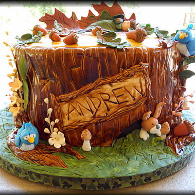Top Tree Stump Cakes - CakeCentral.com