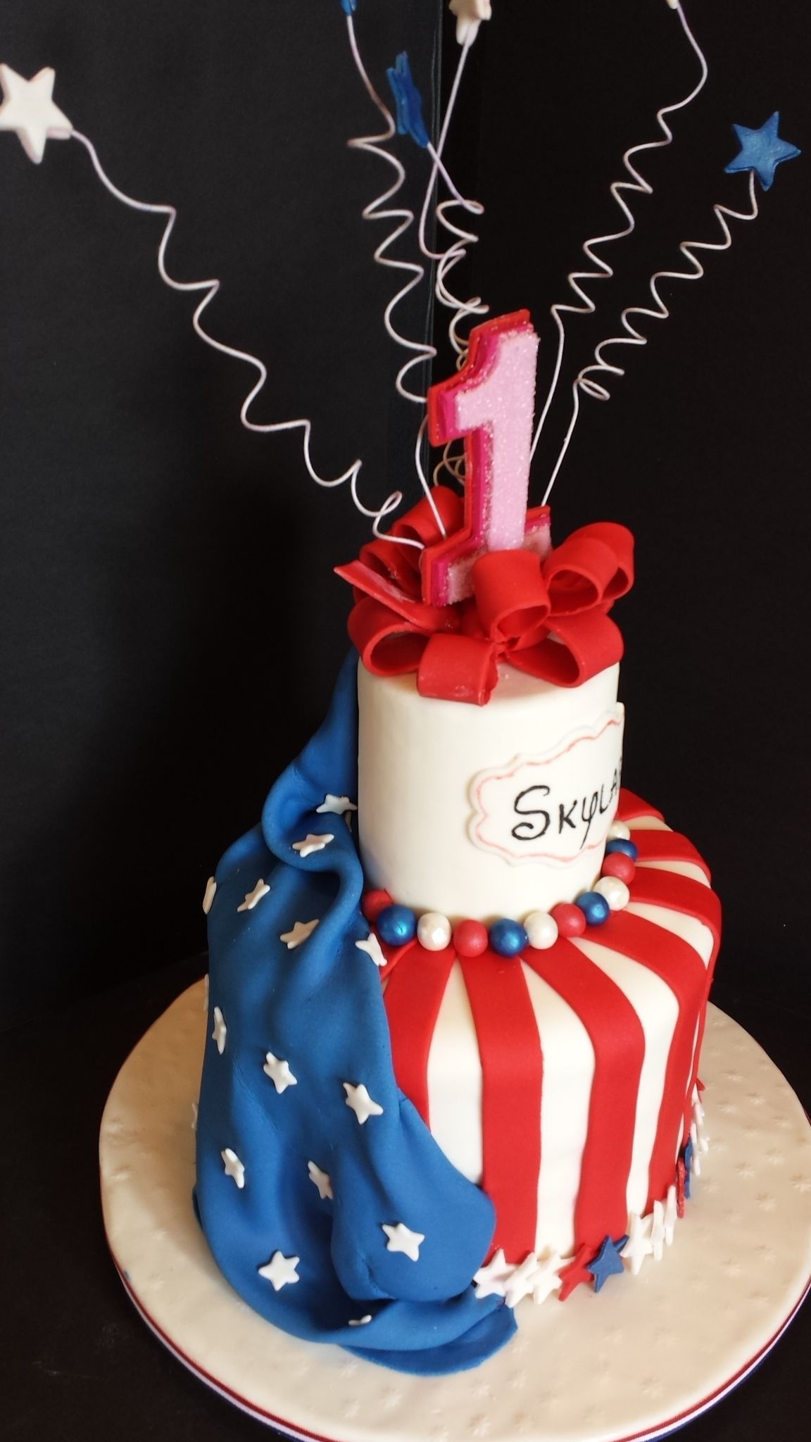 Independence Day-First Birthday - CakeCentral.com
