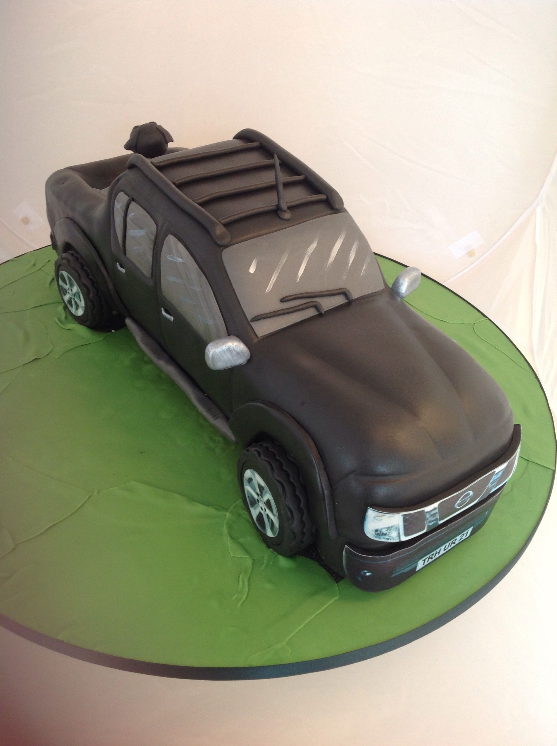 Nissan Pick Up Truck Cake. - CakeCentral.com