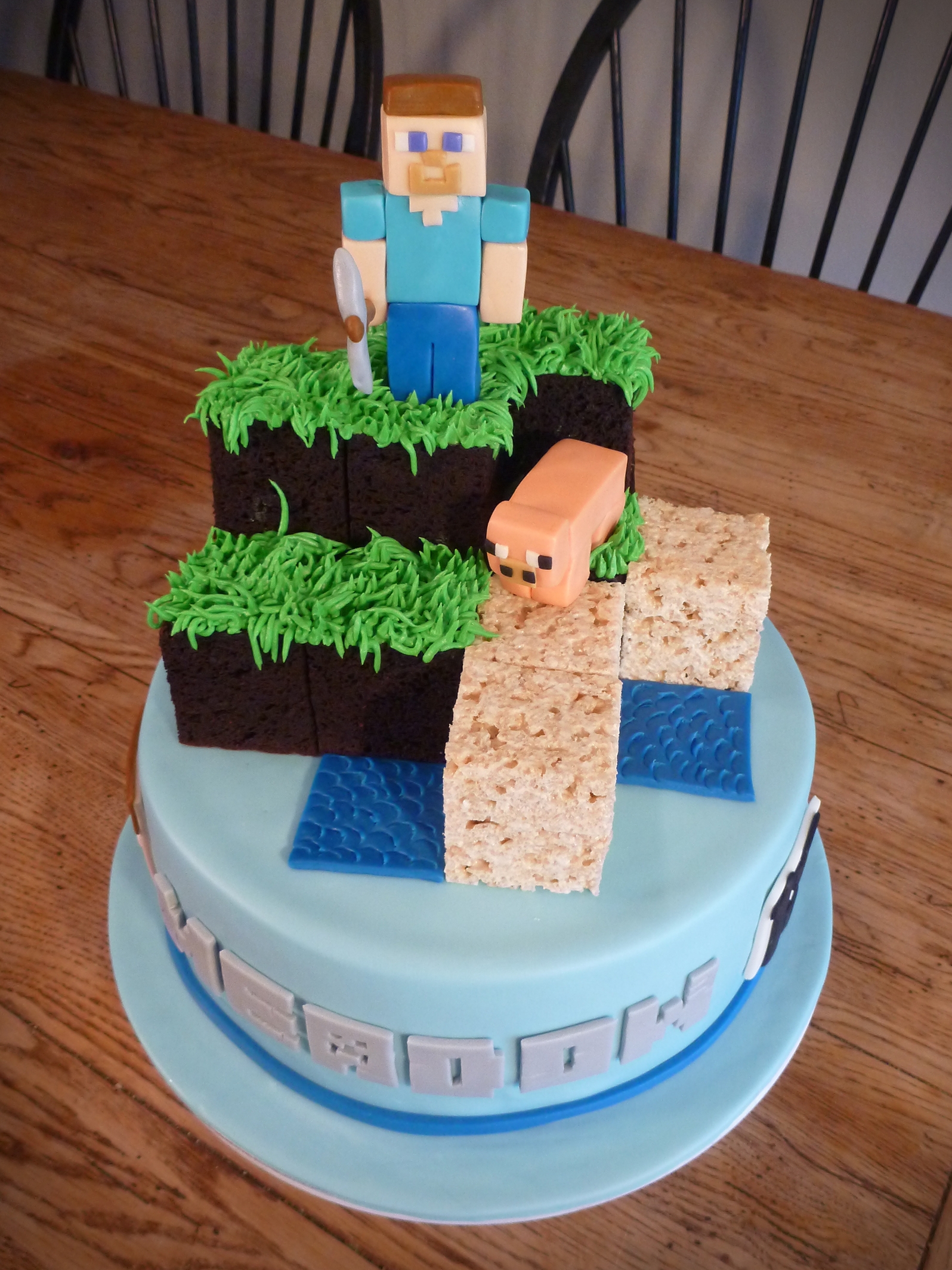 Minecraft Themed Cake CakeCentral