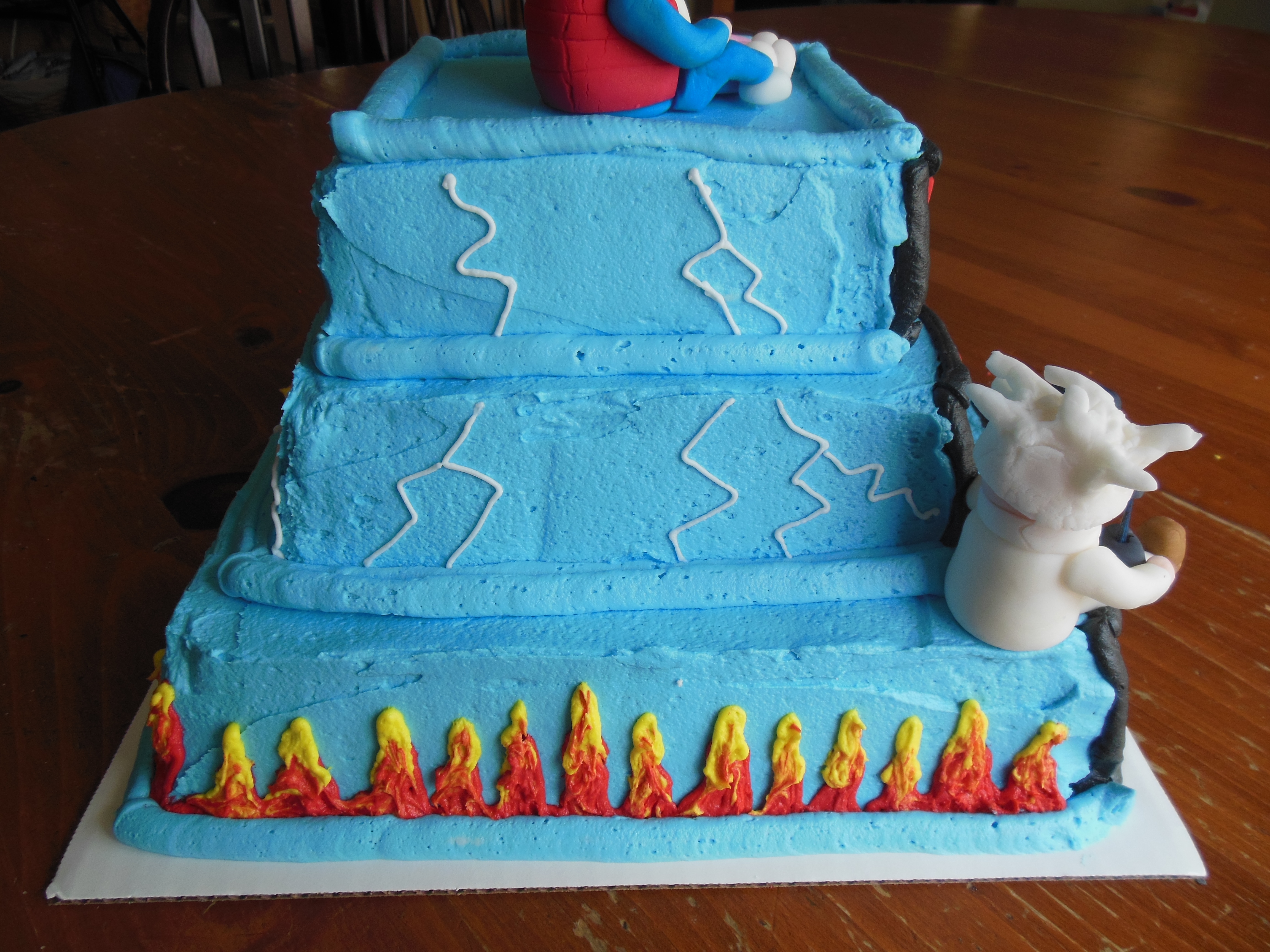 Back To The Future Bridal Cake - CakeCentral.com