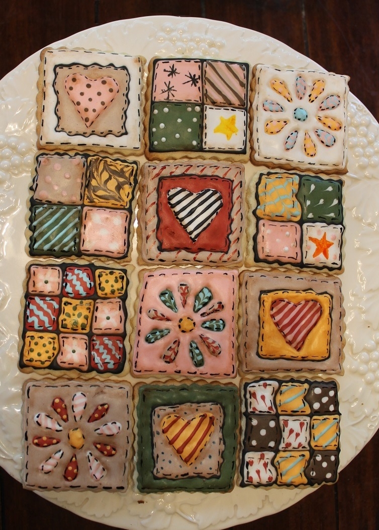 Quilt Cookies - CakeCentral.com