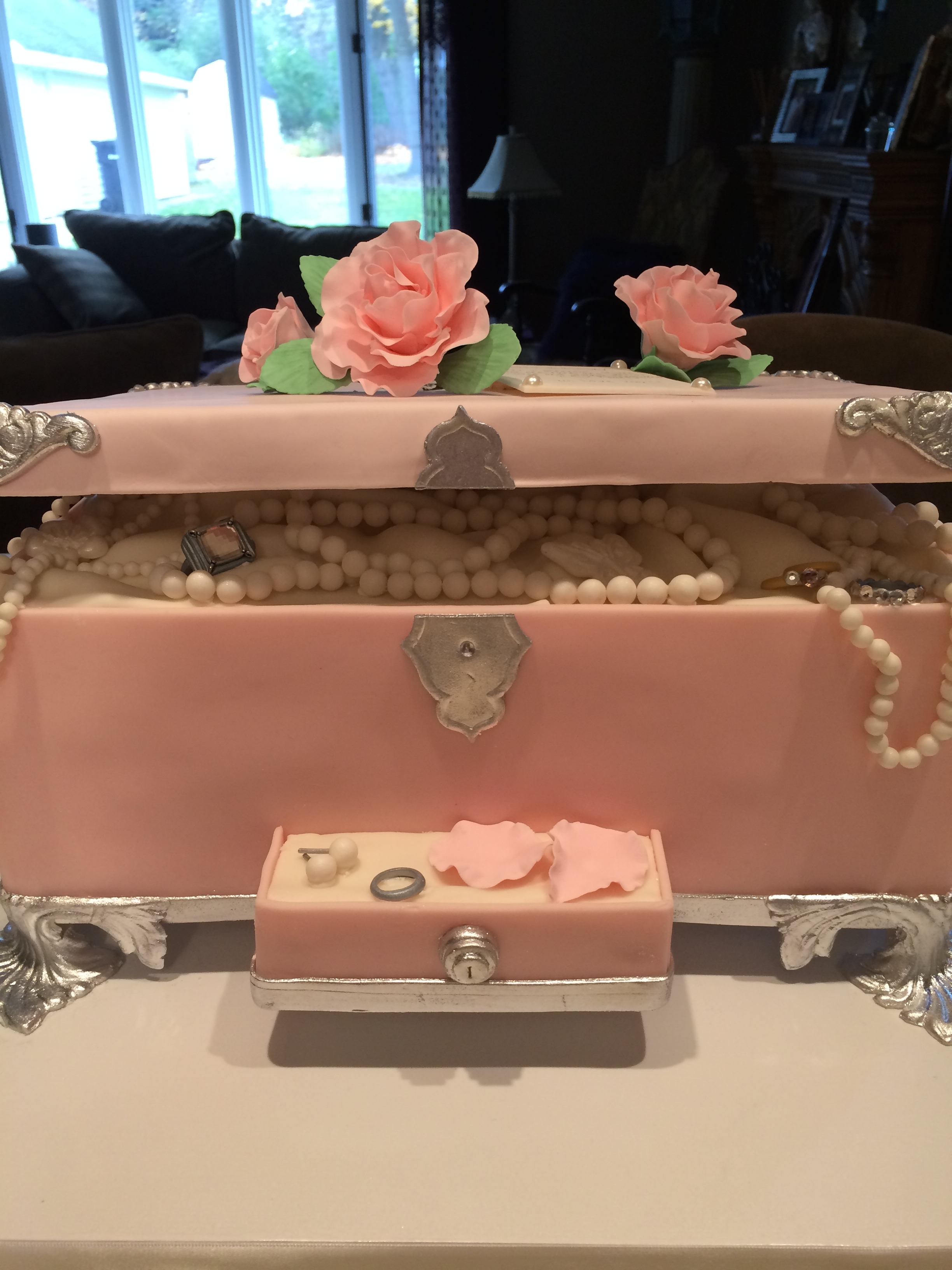 Jewelry Box Cake For Grandma Who Turned 101 - CakeCentral.com