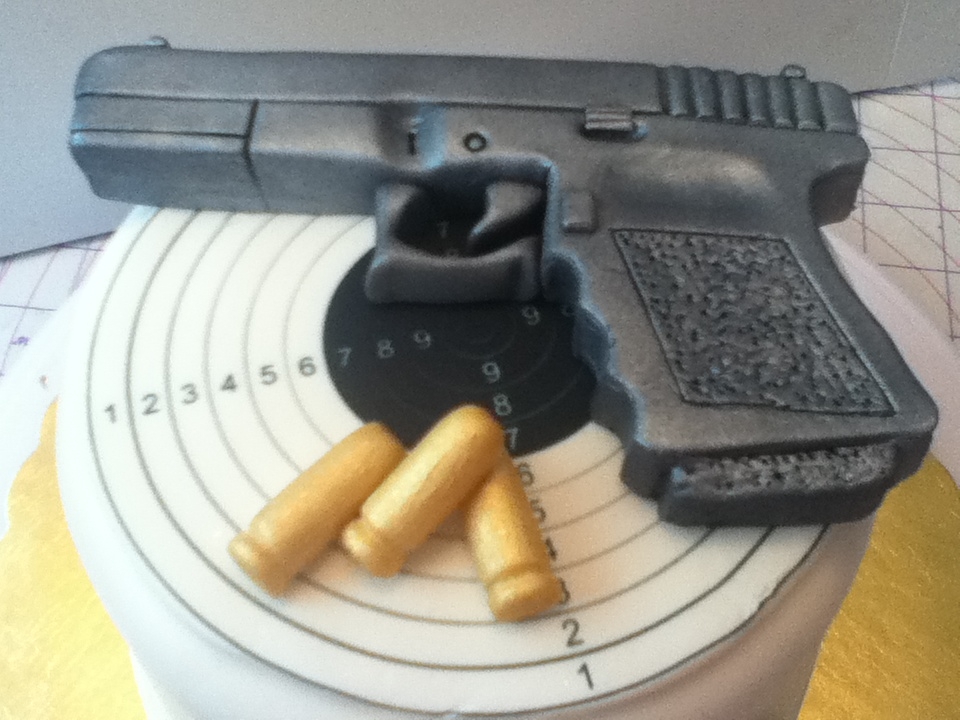 Glock Cake - CakeCentral.com