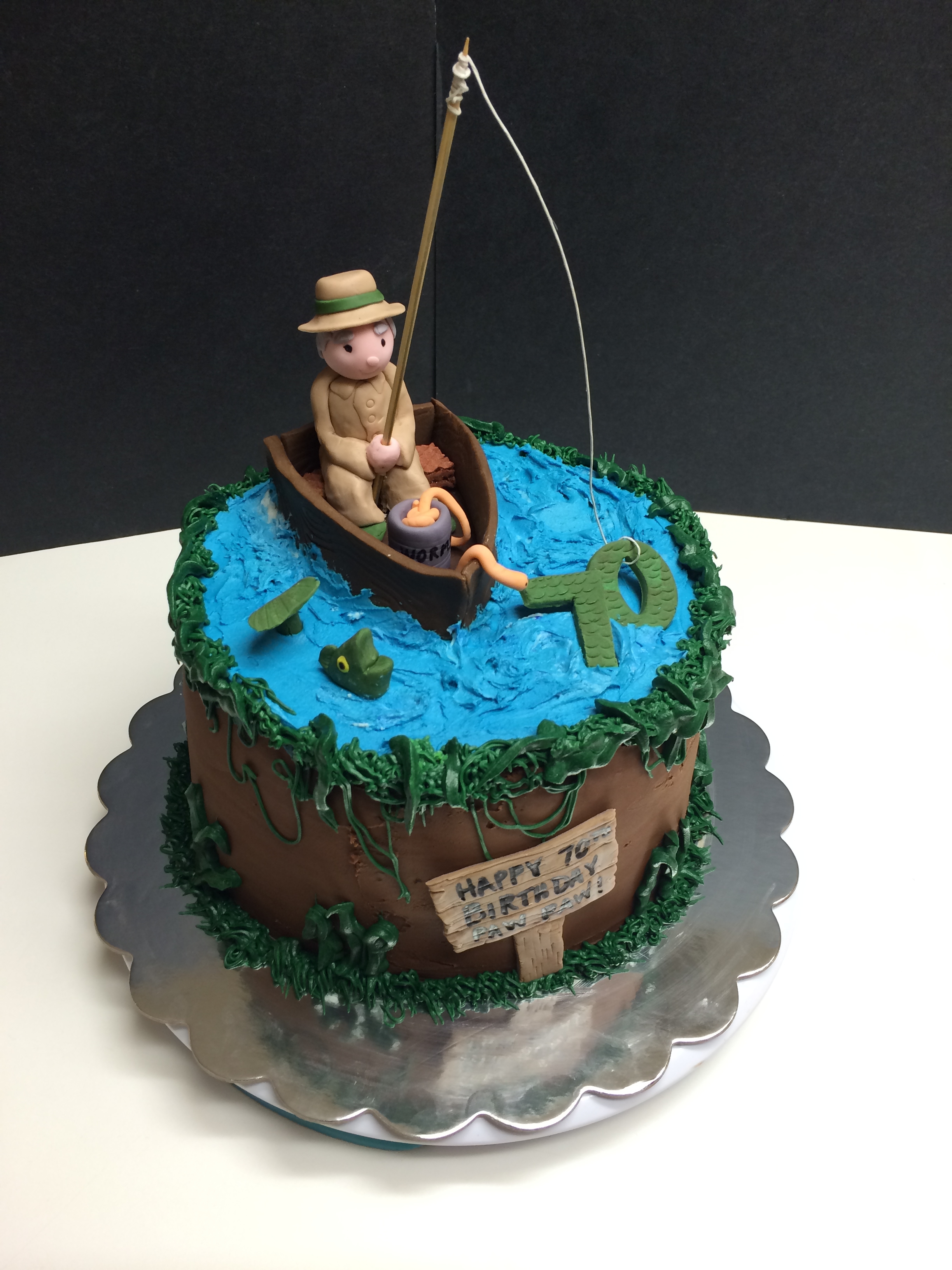 Fishing Cake - CakeCentral.com