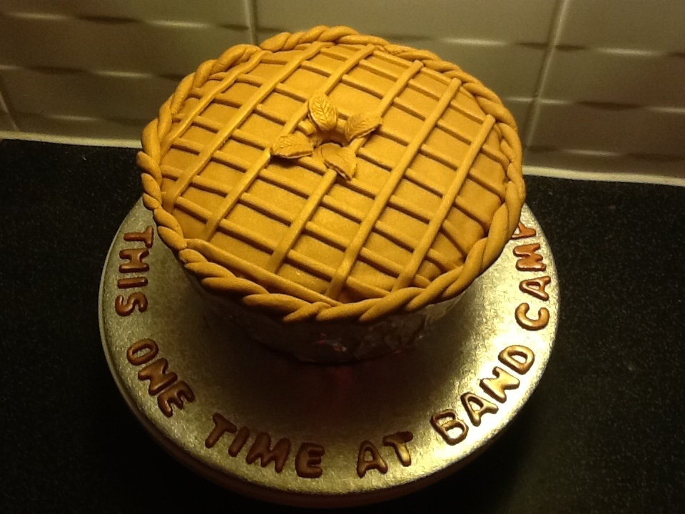 This Cake Was For Someone Leaving Work It Was A Bit Of A Standing Joke About The Film American 