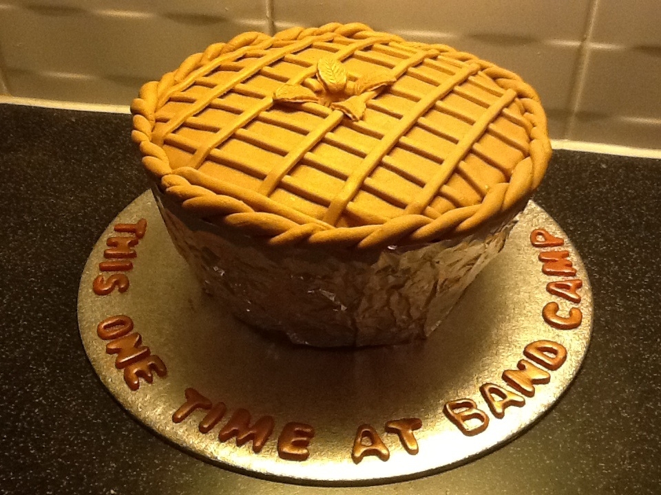 This Cake Was For Someone Leaving Work It Was A Bit Of A Standing Joke About The Film American 