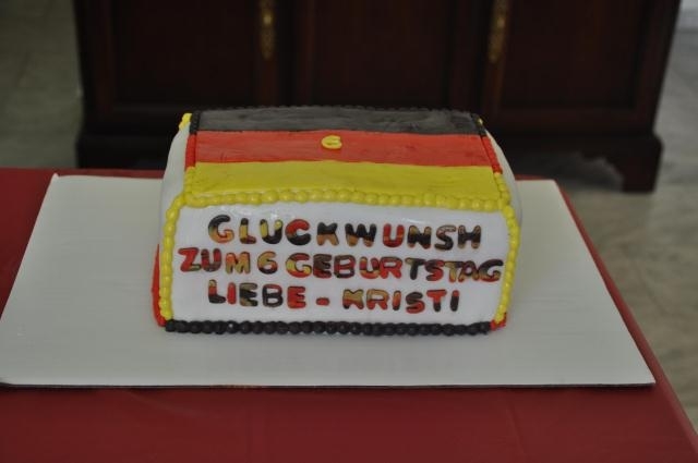 German Flag Birthday Cake - CakeCentral.com