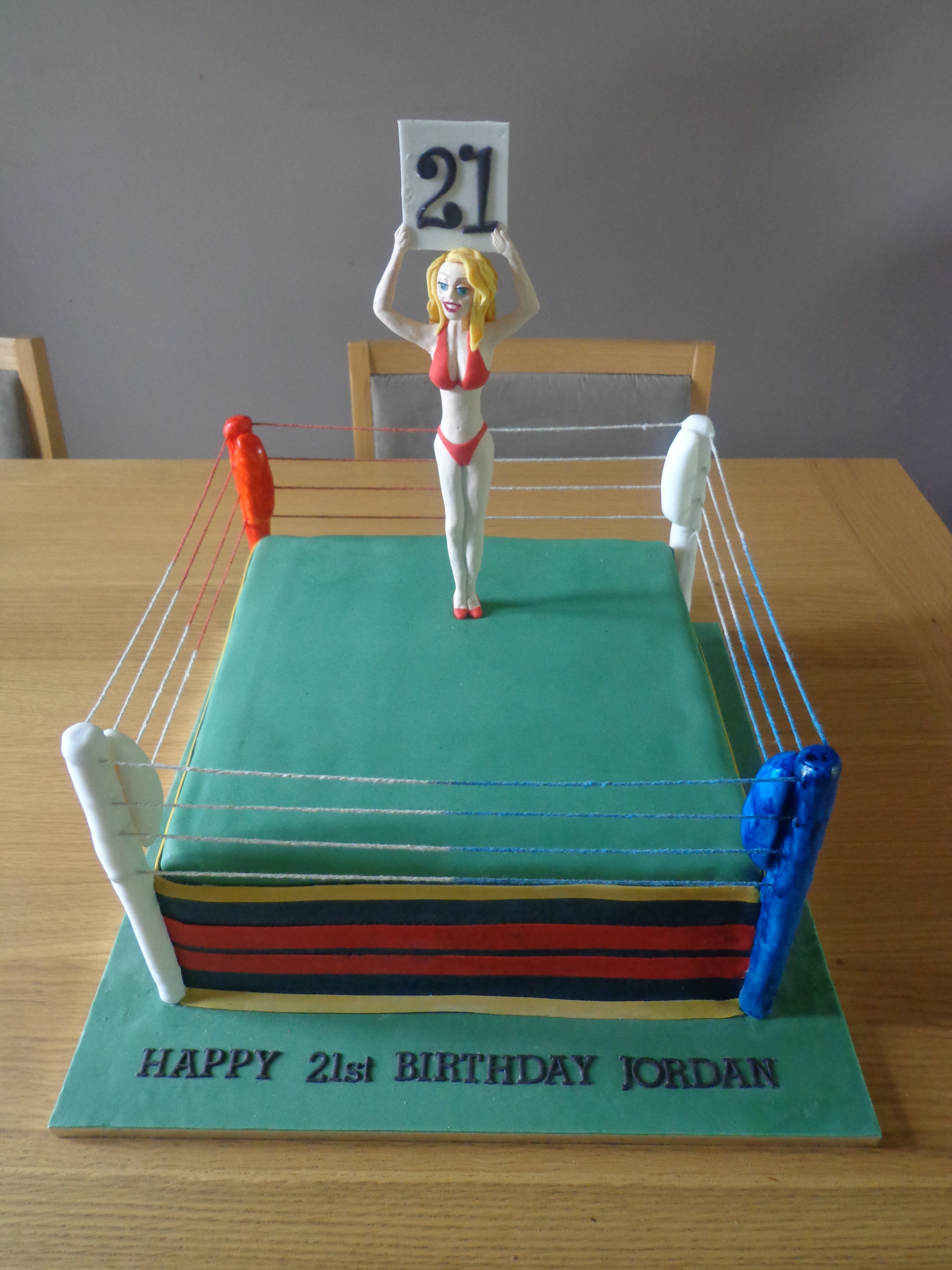 Boxing Ring Cake. - CakeCentral.com