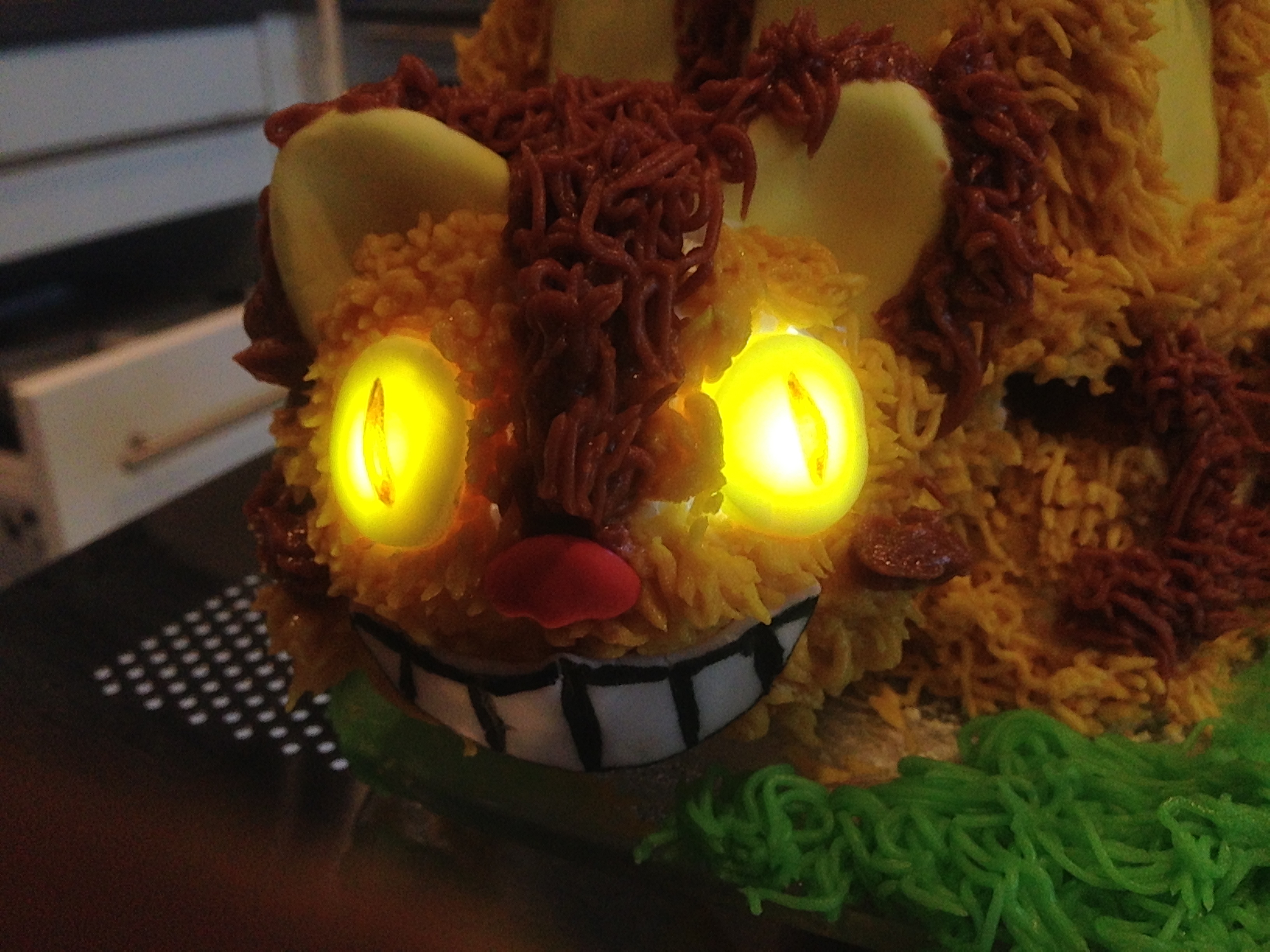 Totoro And Catbus Cake - CakeCentral.com