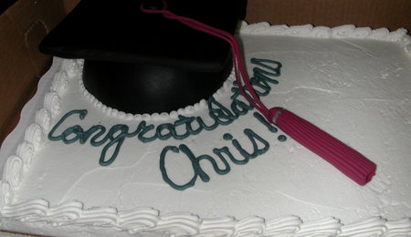 Graduation Sheet Cake - CakeCentral.com