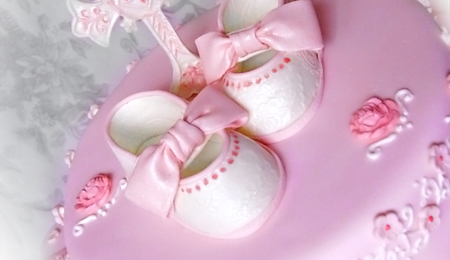 Vintage Baptism - CakeCentral.com