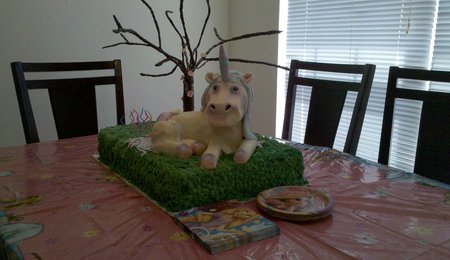 Magic Rainbow Unicorn - CakeCentral.com