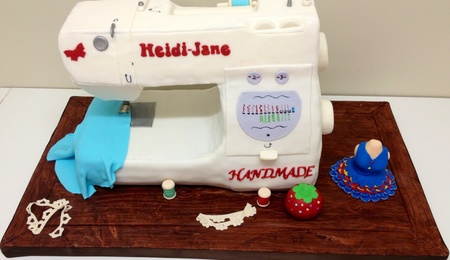 Sewing Theme Cake - CakeCentral.com