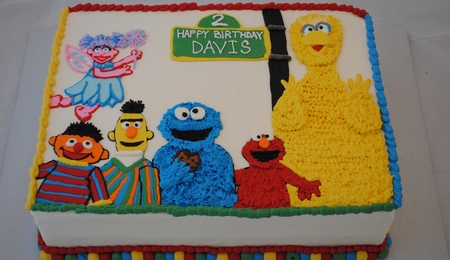 Elmo Sheet Cake - CakeCentral.com