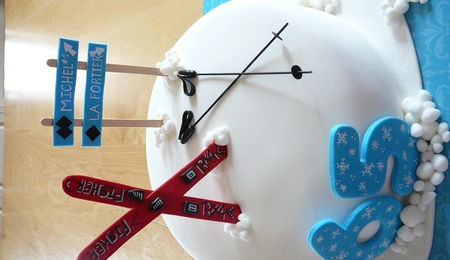 Ski Cake - CakeCentral.com