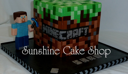 Minecraft Diamond Sword - CakeCentral.com