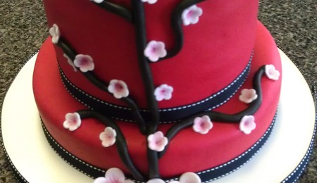 Japanese Inspired Wedding Cake - CakeCentral.com