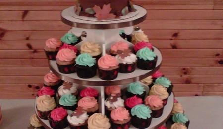 Fall Cupcake Tower - CakeCentral.com