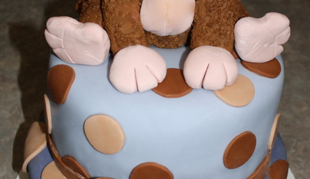 Sock Monkey Baby Shower - CakeCentral.com