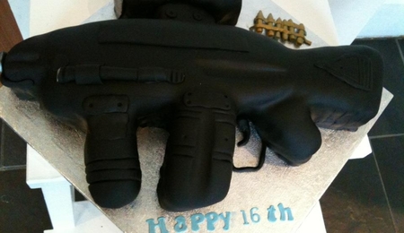 Ak-47 Cake - CakeCentral.com