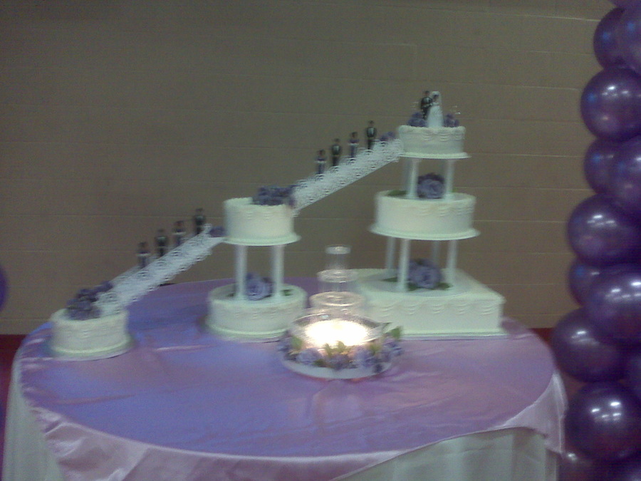 Wedding Cake With Fountain - CakeCentral.com