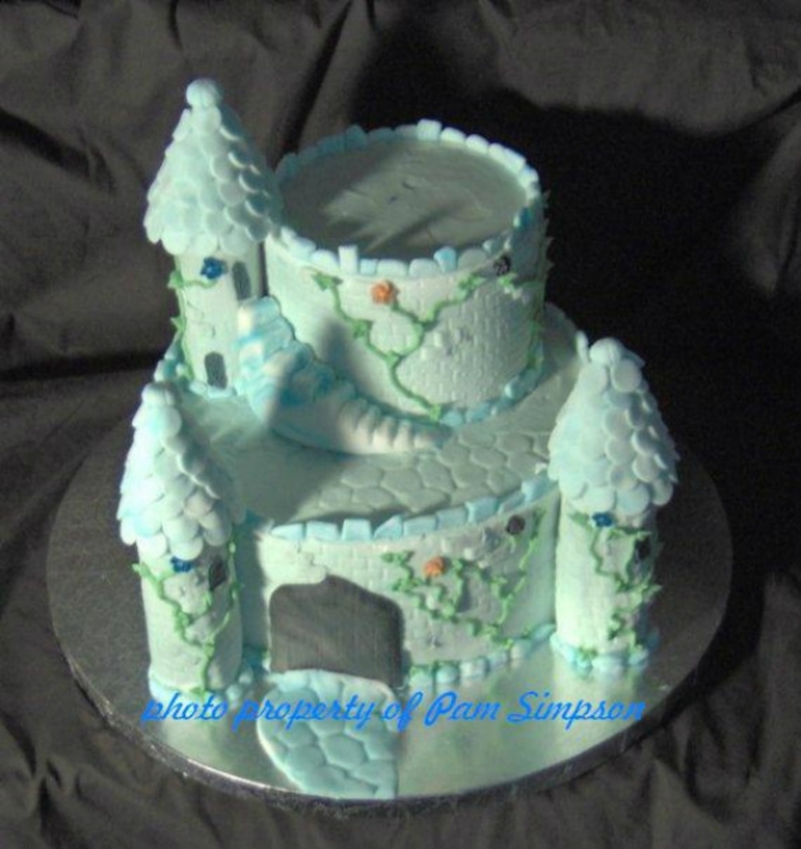 Blue Castle - CakeCentral.com