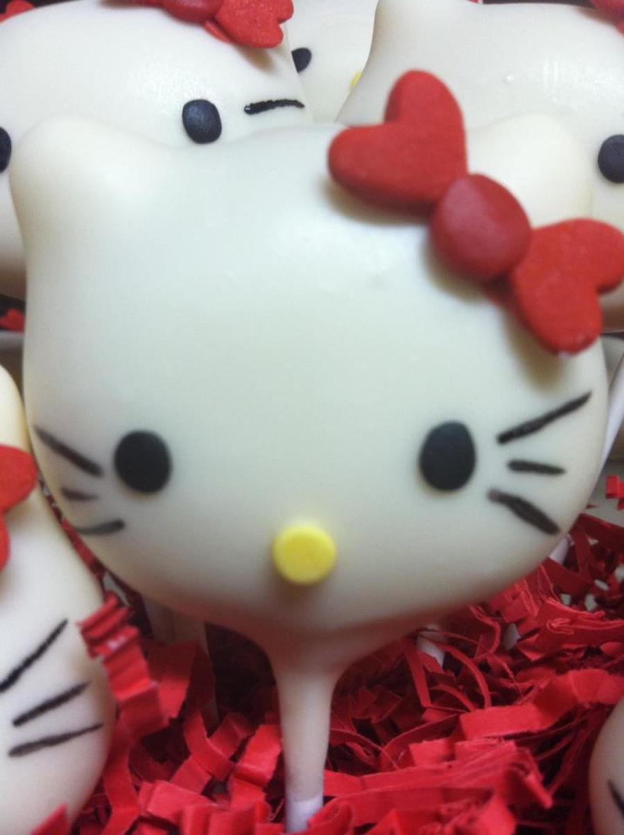 Hello Kitty Cake Pops - CakeCentral.com