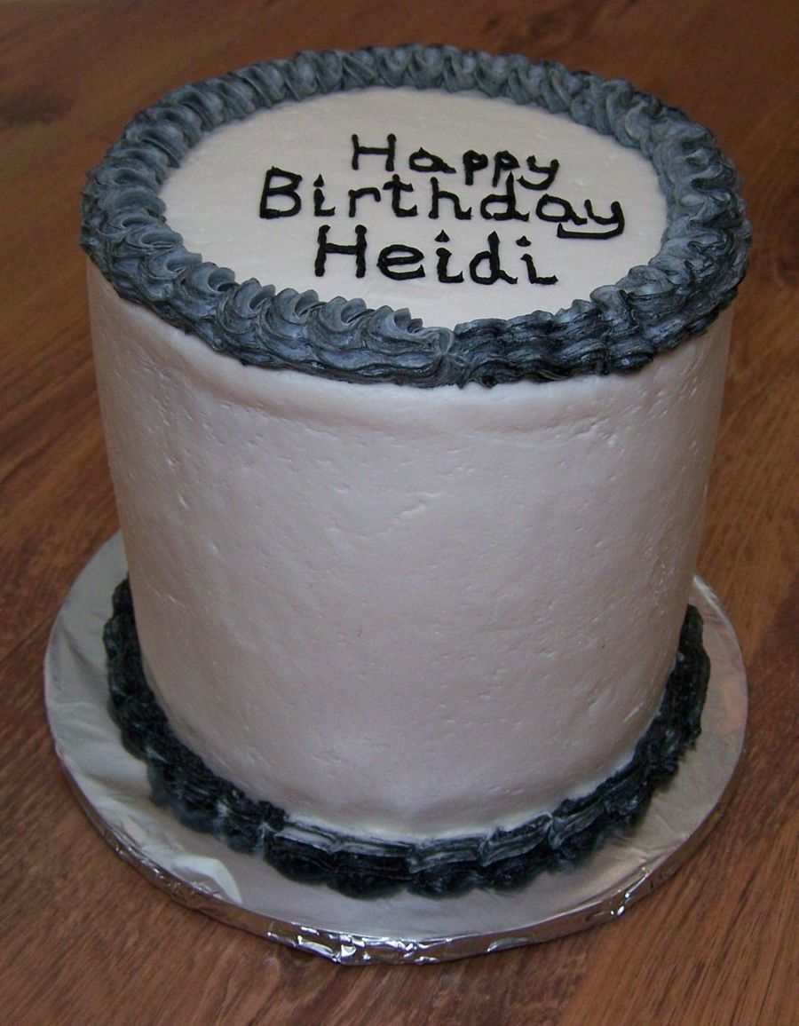 First Time Cake All Buttercream - CakeCentral.com