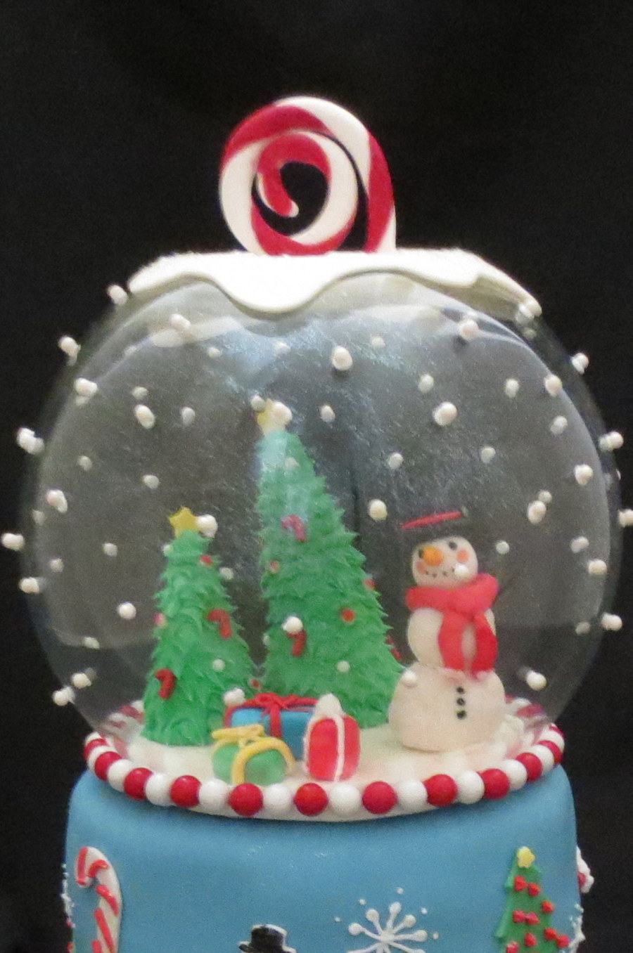 Snow Globe Snowman - CakeCentral.com