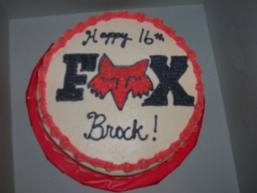 Fox Birthday Cake - CakeCentral.com