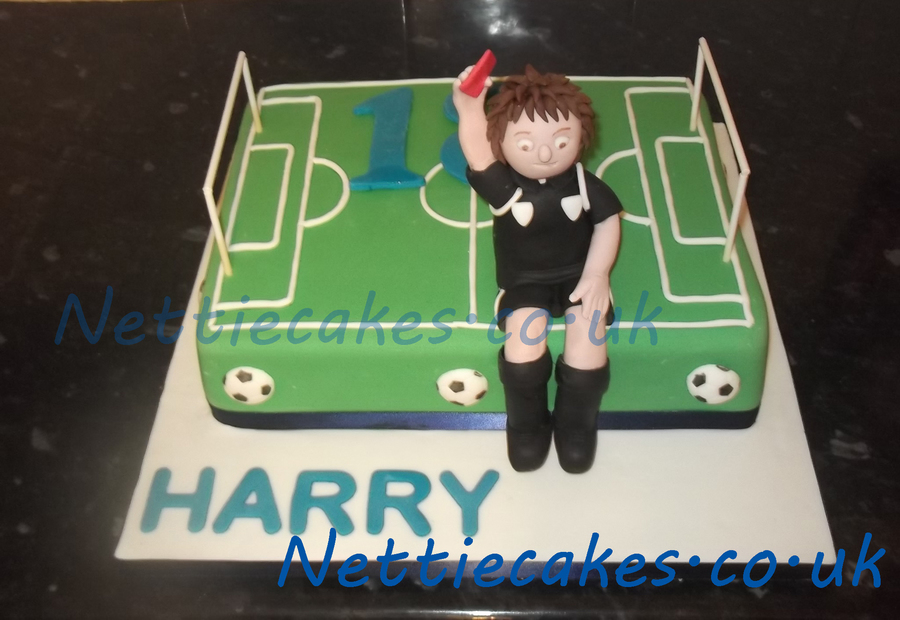 Football Referee Birthday Cake - CakeCentral.com