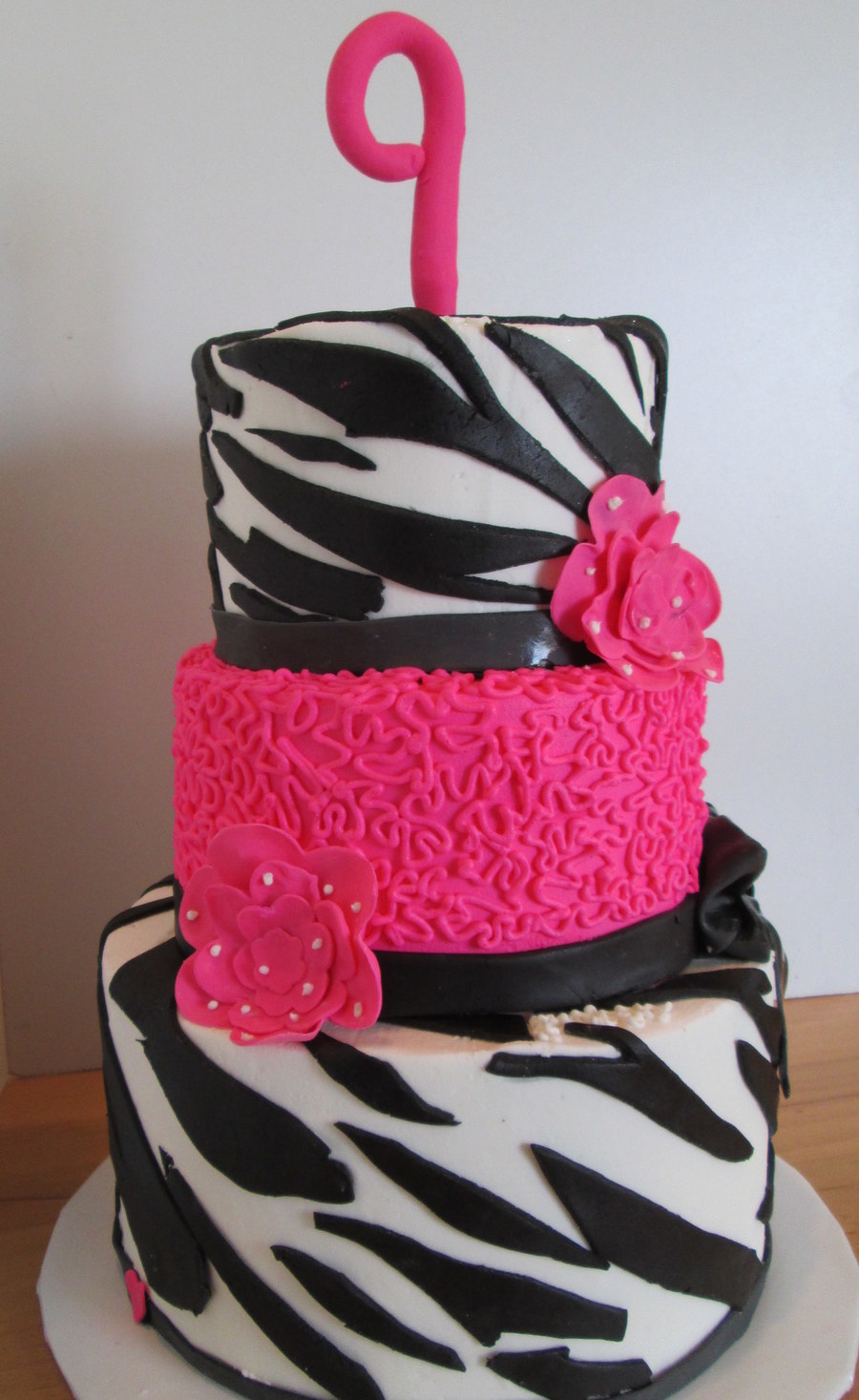 Zebra Birthday Cake CakeCentral zebra-birthday-cake-cakecentral