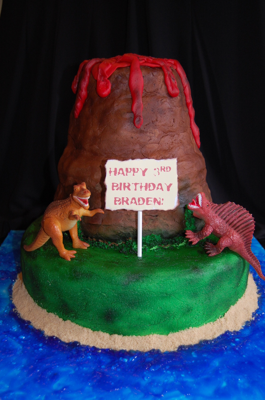 Smoking Volcano - CakeCentral.com