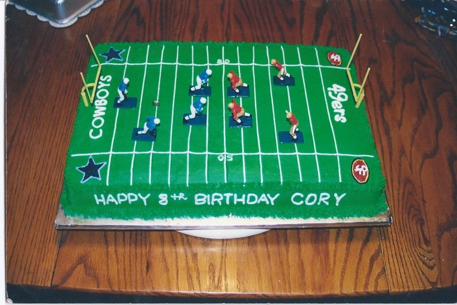 Football Game Birthday Cake - CakeCentral.com