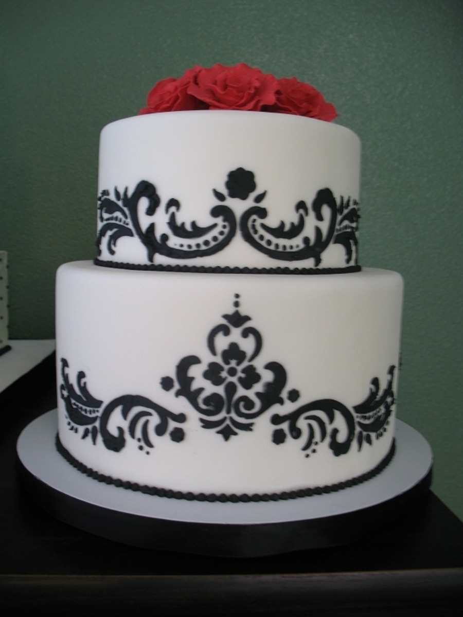 Black Stencil - CakeCentral.com