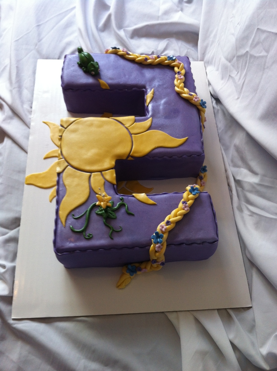 Tangled Themed Cake - CakeCentral.com