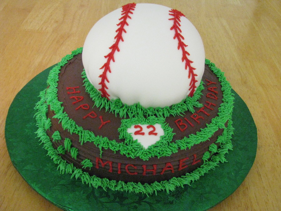 Baseball Cake - CakeCentral.com