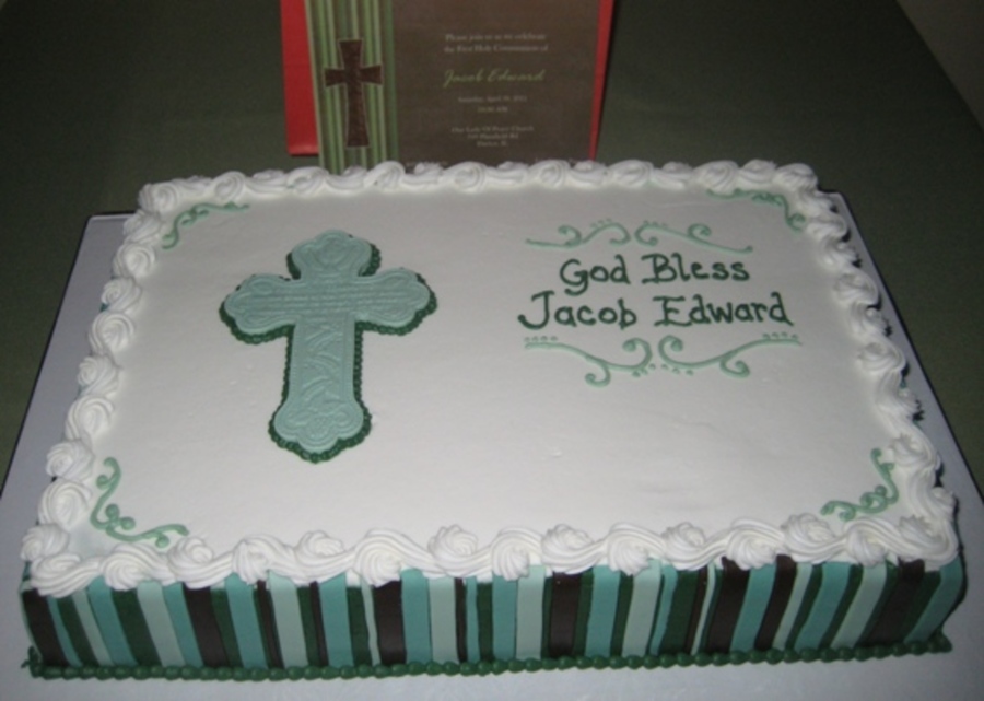 Jacob's First Communion - CakeCentral.com