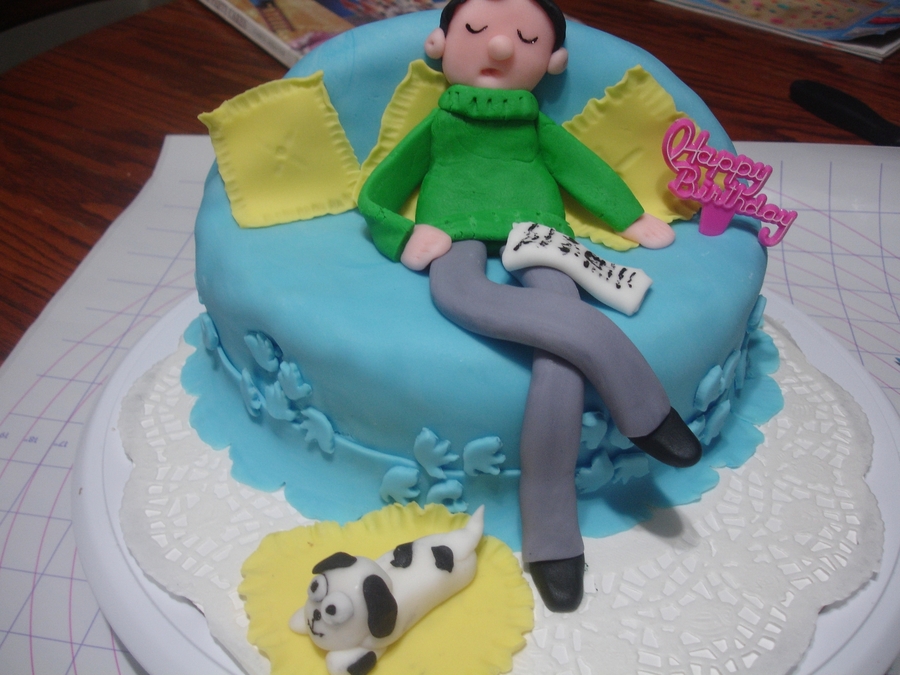 Couch Birthday Cake - CakeCentral.com