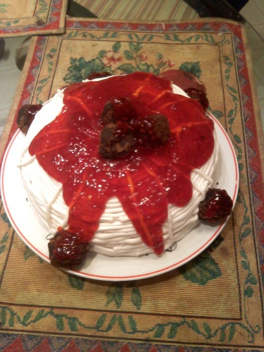 Spaghetti Cake - CakeCentral.com