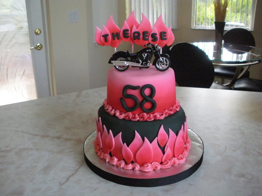 Biker Chic - CakeCentral.com