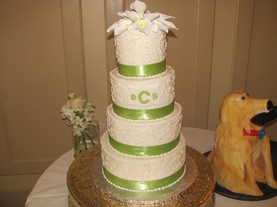 4 Tiered Round Wedding Cake - CakeCentral.com