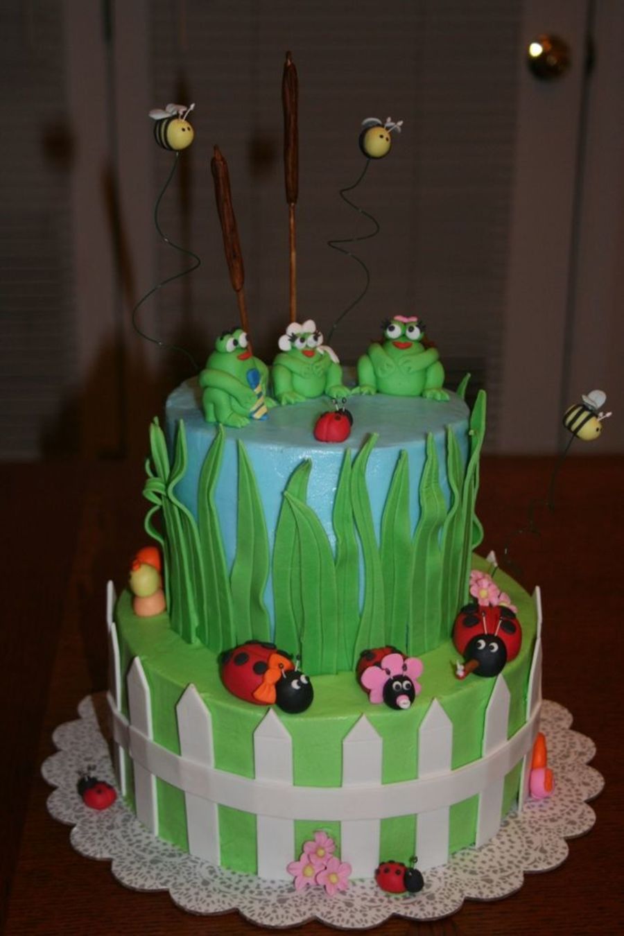 Frogs And Ladybugs - CakeCentral.com