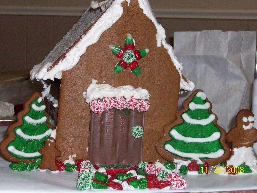 First Gingerbread House - CakeCentral.com