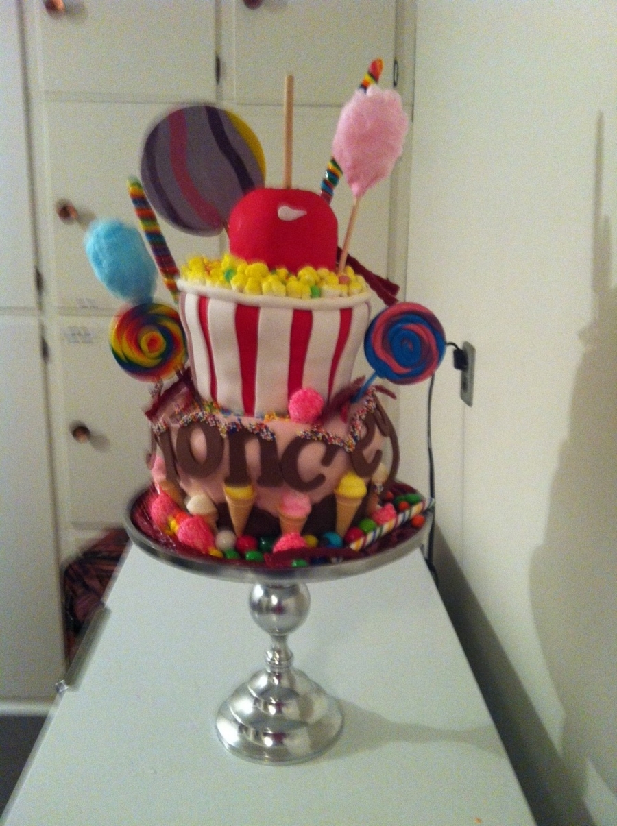 Carnival Cake - CakeCentral.com