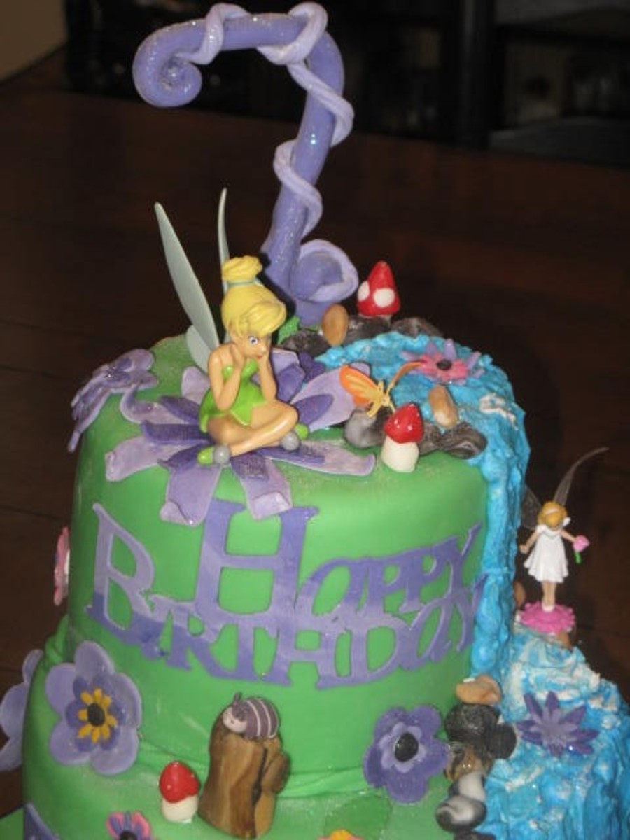 Tinkerbell Waterfall - CakeCentral.com