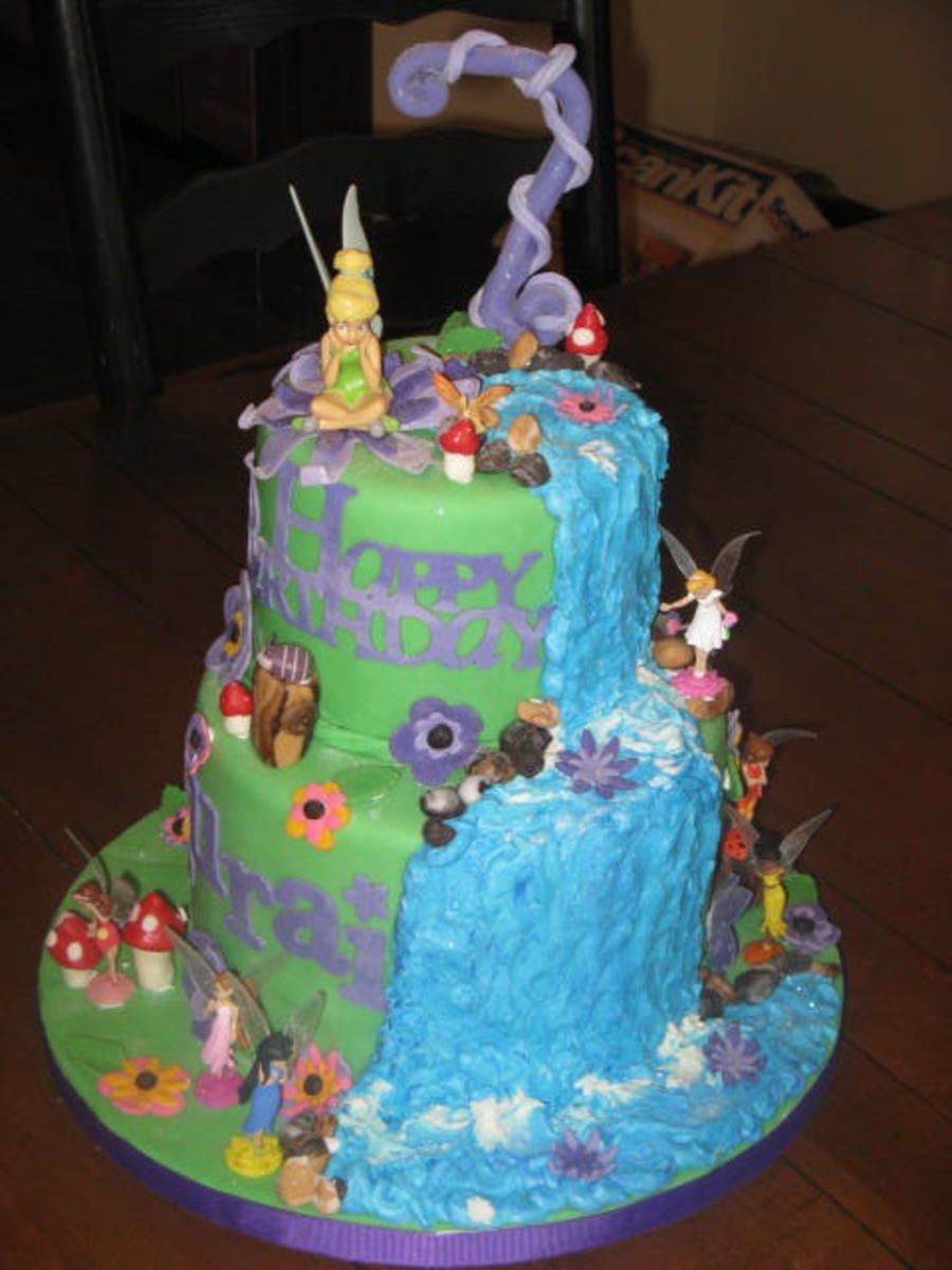 Tinkerbell Waterfall - CakeCentral.com